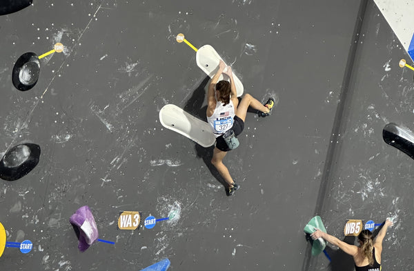 Competition Tips from Annie Sanders, Seoul World Cup Bouldering Gold M ...