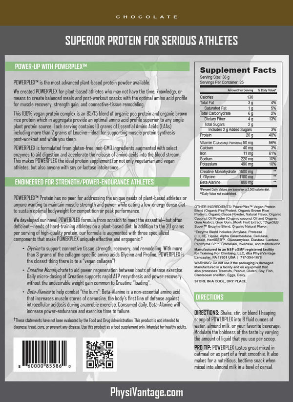 POWERPLEX Plant-Based Protein and Collagen Alternative (2 lbs ...
